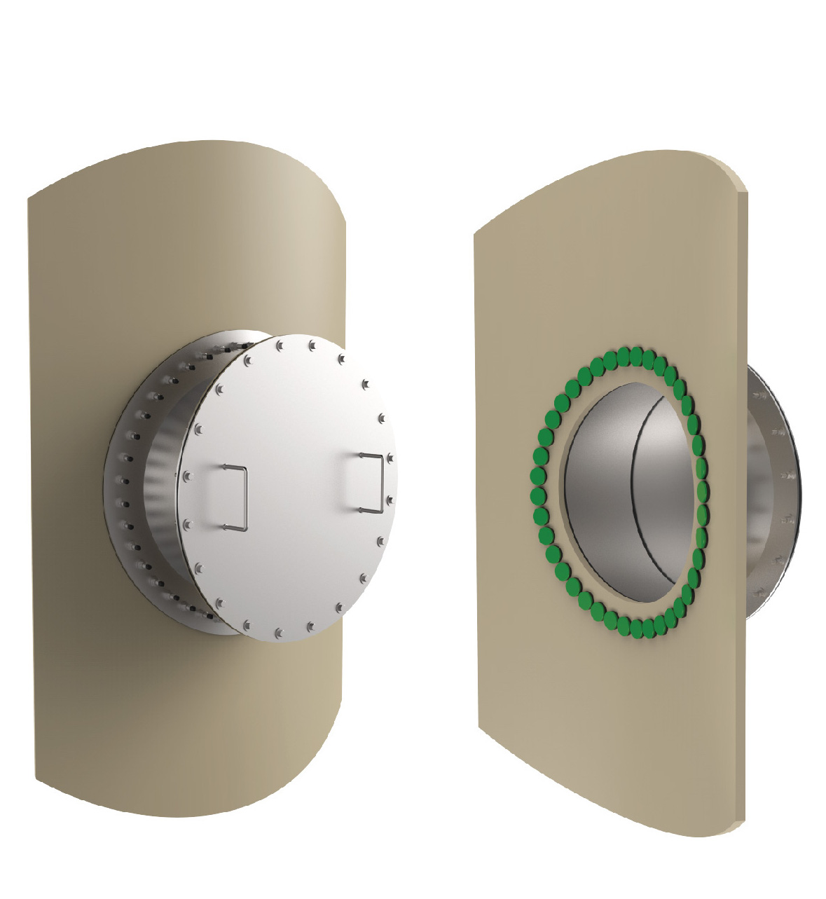 Product Number MW-304-S-V, Side Manway On CRP Tank Specialties, Inc.